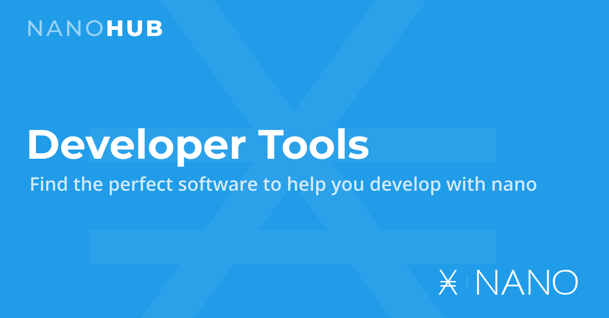 Developer Tools | Nano Hub